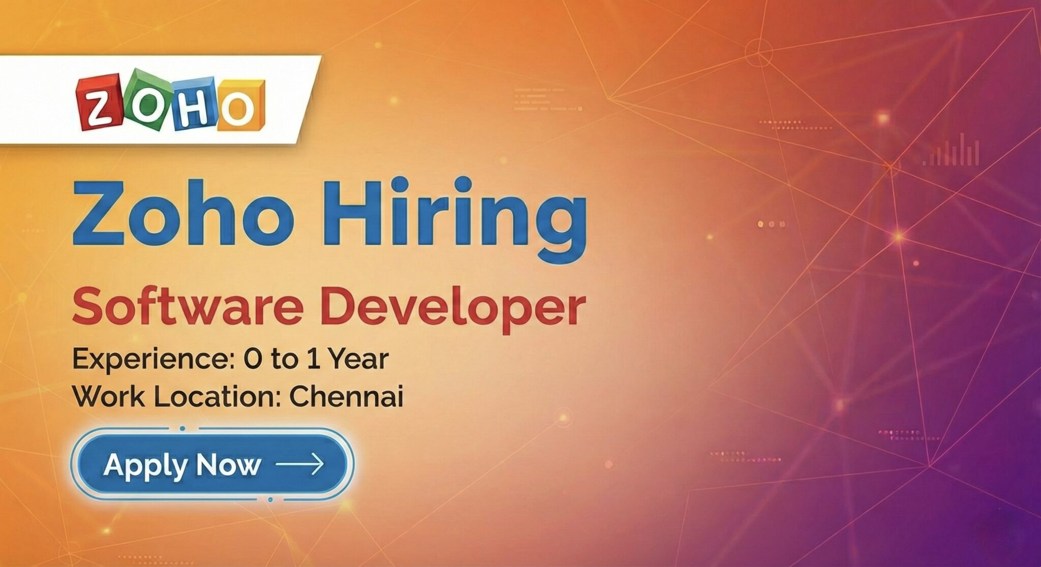 zoho recruitment 2025 for freshers Archives - Freshershunt