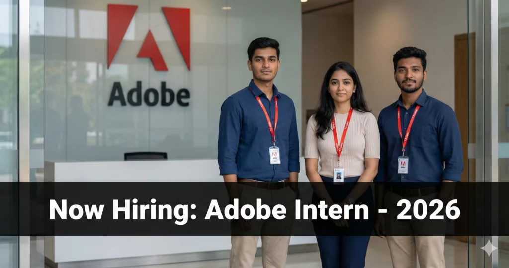 Adobe Off Campus Drive Hiring Interns for 2026 Batch | Bangalore ...
